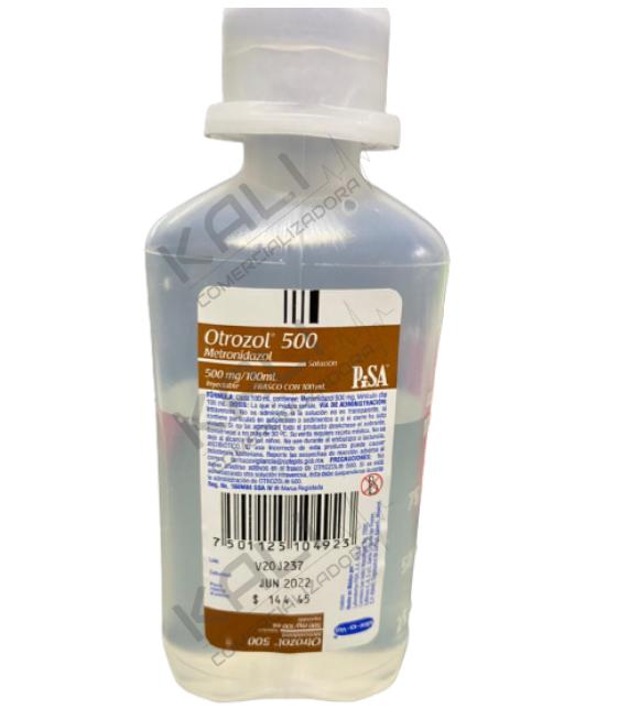 OTROZOL 500MG SOL INY (METRONIDAZOL) - Kali Comercializadora