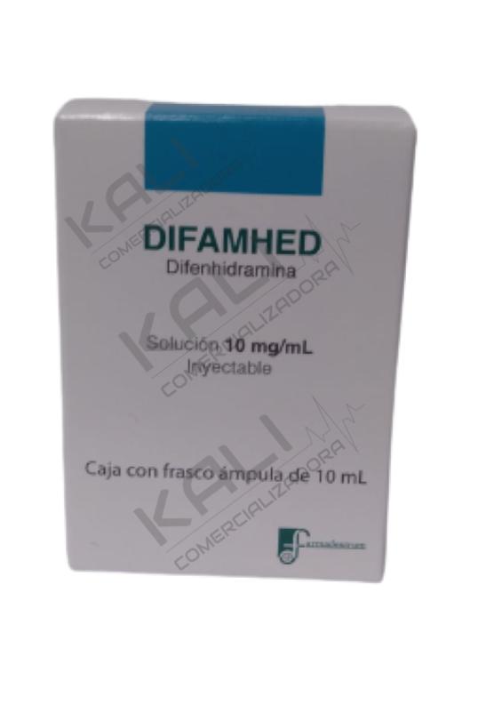 DIFENHIDRAMINA 10MG/ML SOL INY (DIFAMHED) - Kali Comercializadora
