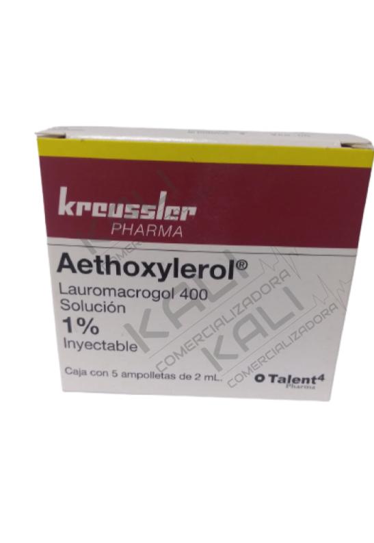 AETHOXYLEROL 1% SOL INY C/5 AMP (LAUROMACROGOL 400/2ML) - Kali ...