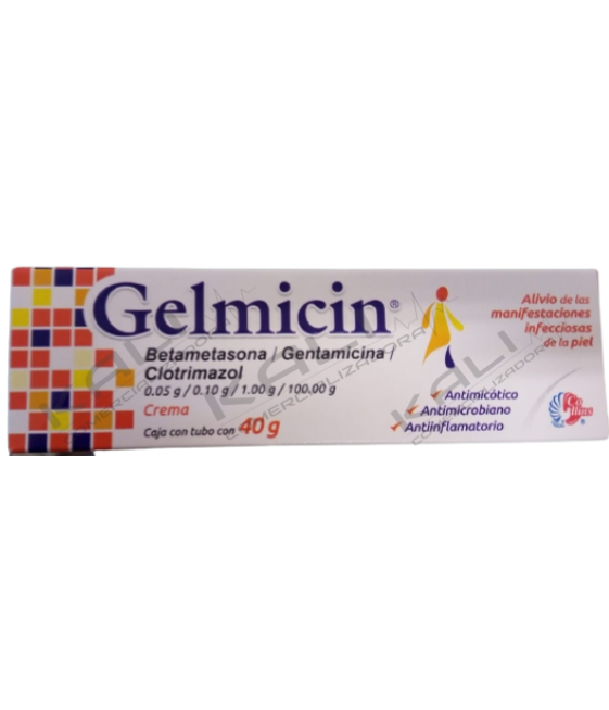 GELMICIN CREMA 40G (GENTAMICINA 0.10 G CLOTRIMAZOL 1.00 G BETAMETASONA ...