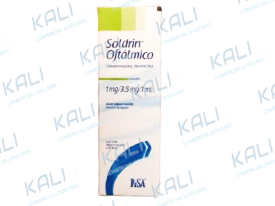 SOLDRIN OFTALMICO 1 SOL 1/3.5 MG/1/10 ML - Kali Comercializadora