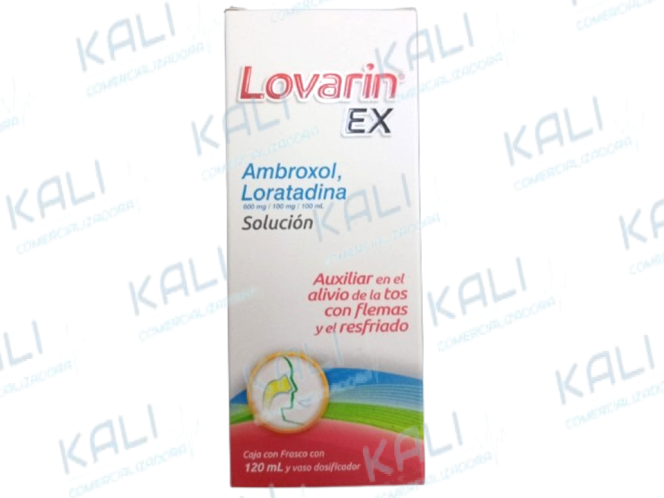 LOVARIN-EX 1 JBE 600/100MG/5/120 ML - Kali Comercializadora