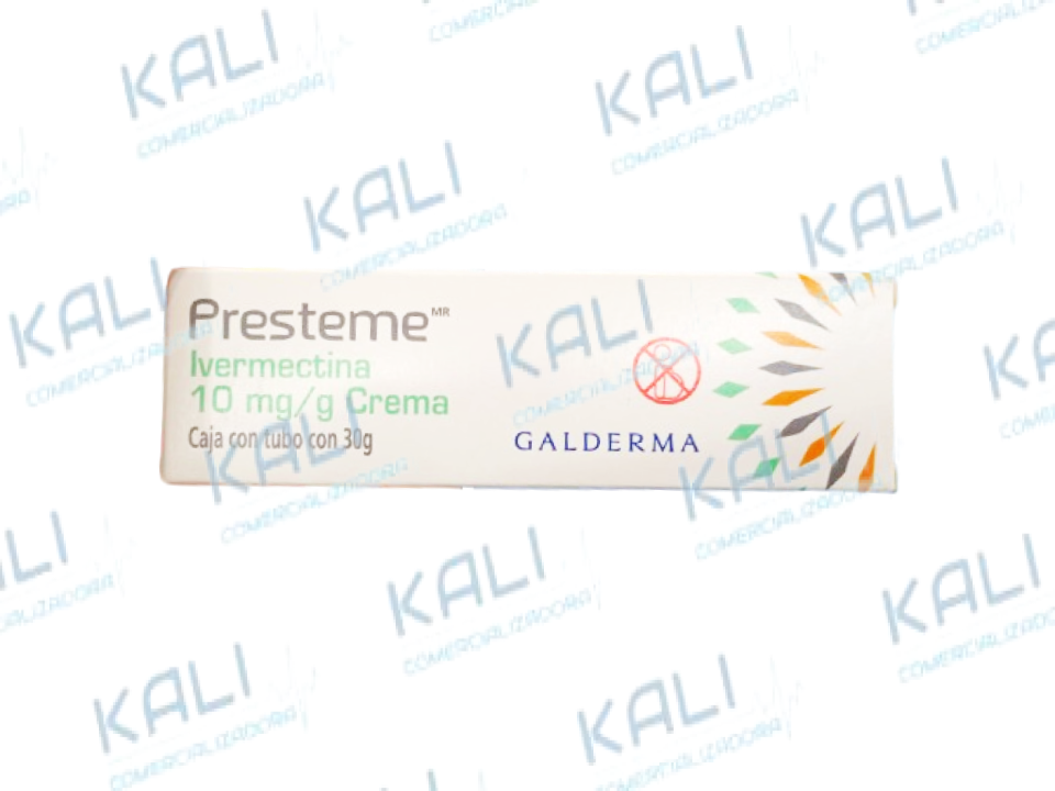 PRESTEME CREMA 10/G CAJA C/30G (IVERMECTINA) - Kali Comercializadora