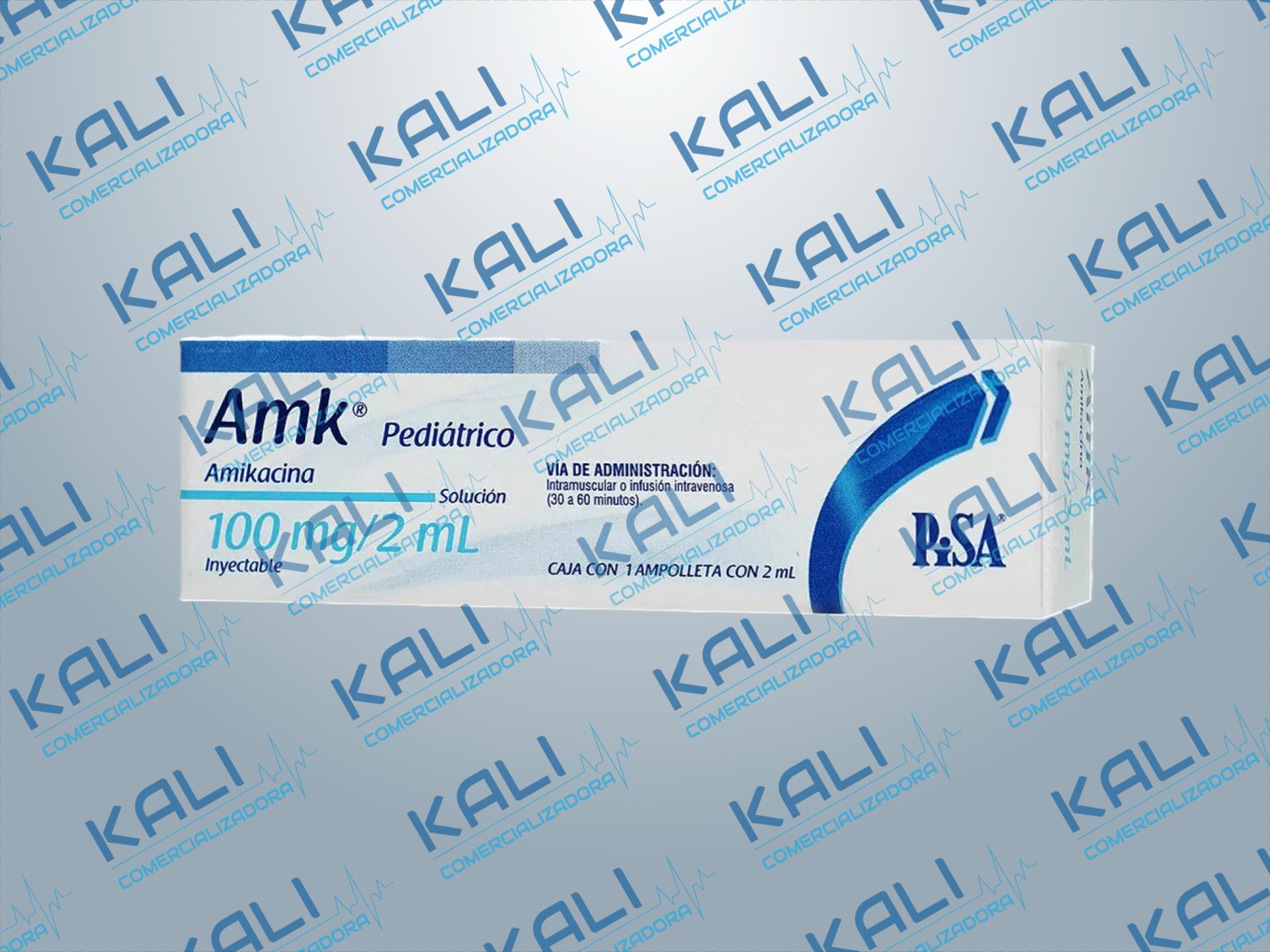 AMK 100MG/2ML C/1 AMP (AMIKACINA) - Kali Comercializadora