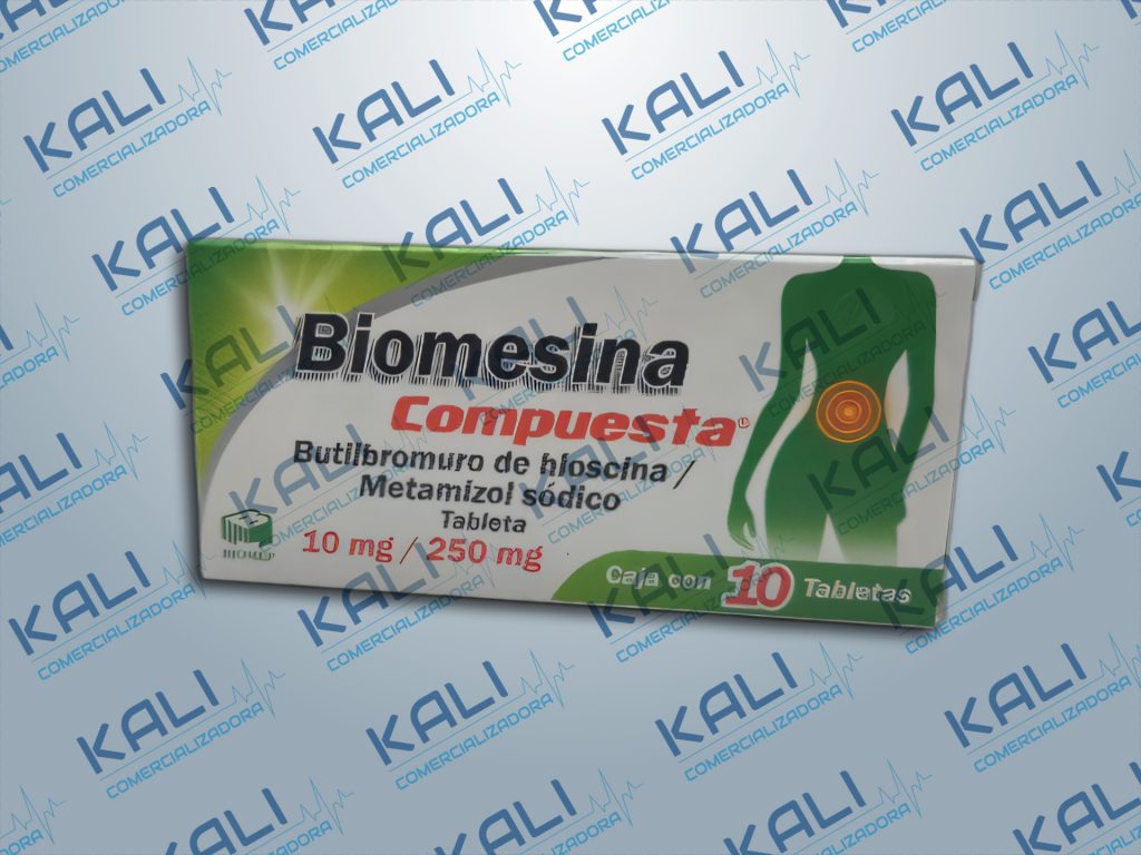 GI BIOMESINA COMPUESTA 250MG/10MG C/10 TAB (BUTILHIOSCINA/METAMIZOL ...