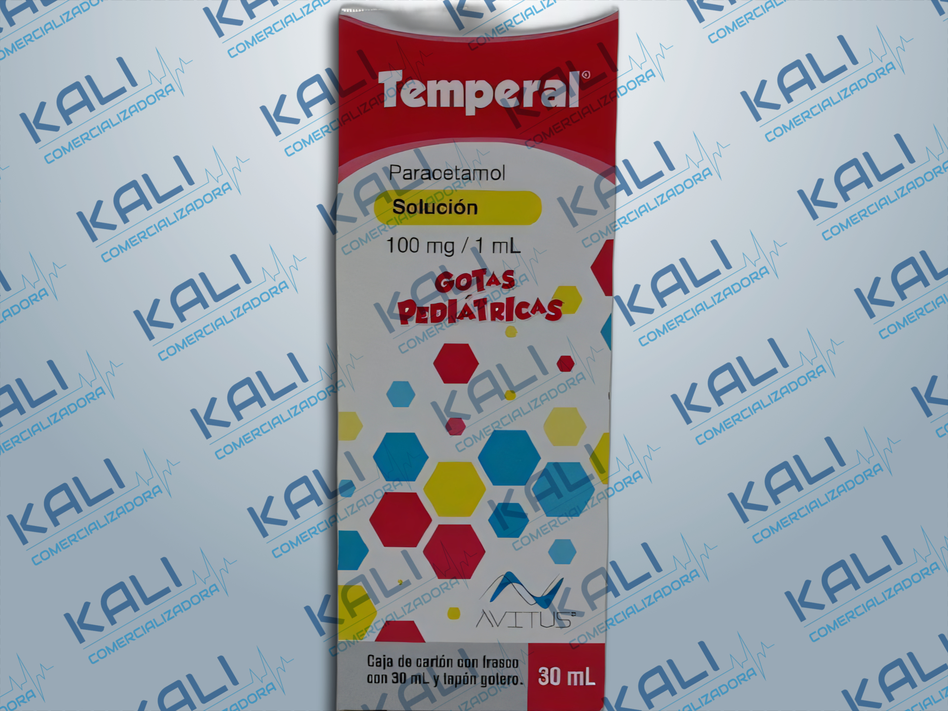 GI TEMPERAL 100MG/1ML GOTAS C/30ML (PARACETAMOL) - Kali Comercializadora