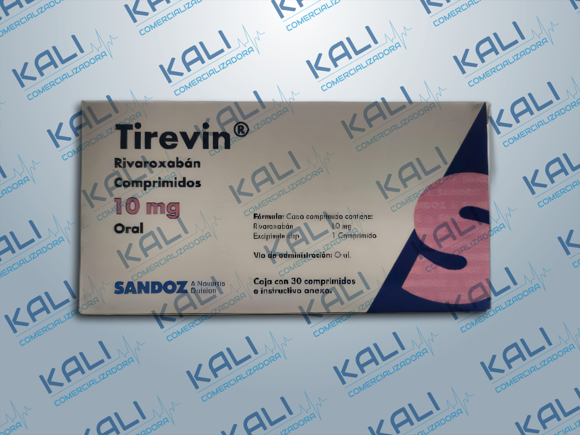 TIREVIN 10MG C/30 COMP (RIVAROXABAN) - Kali Comercializadora