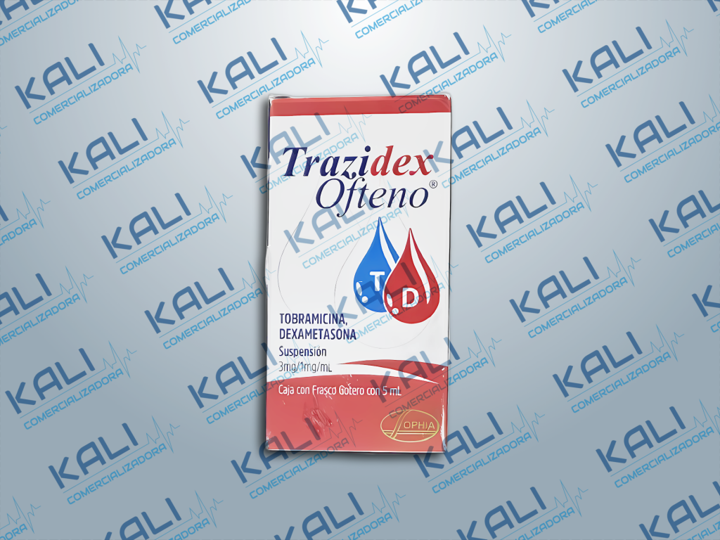 TRAZIDEX OFTENO 5ML (TOBRAMICINA/DEXAMETASONA) - Kali Comercializadora